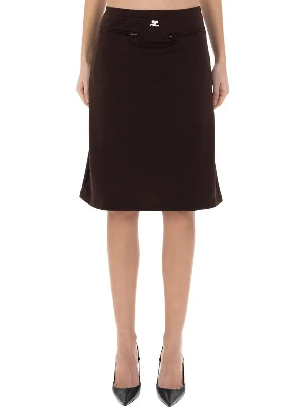COURREGES Skirt - Burnt