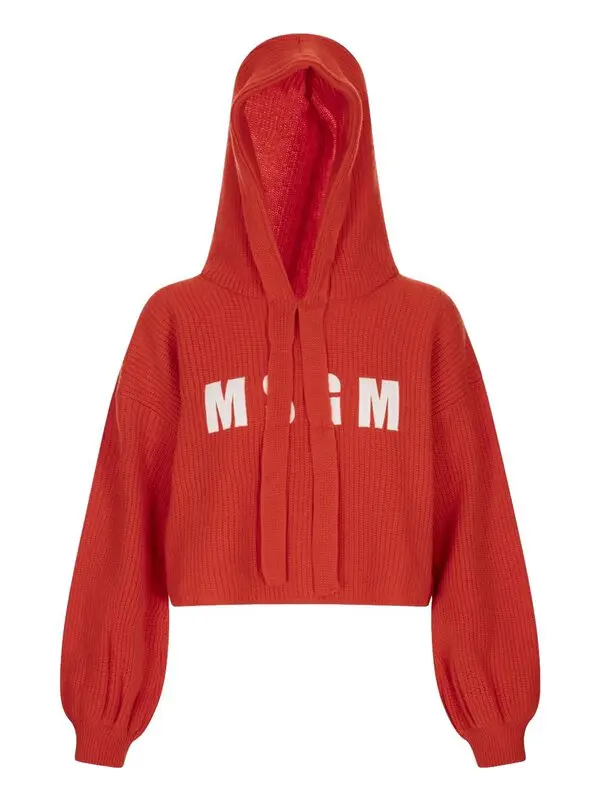 MSGM Pullover Sweater - Red