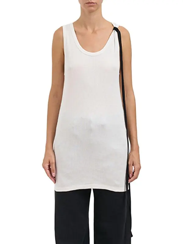 ANN DEMEULEMEESTER Sleeveless Top - White