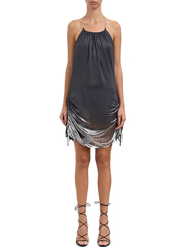 DIESEL Sleeveless Mini Dress - Silver