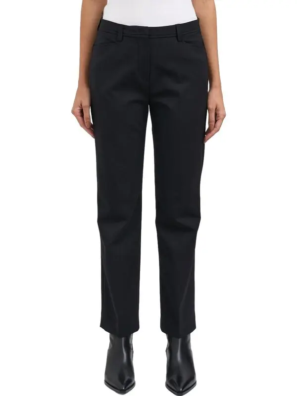THELATEST Straight Leg Trouser - Black