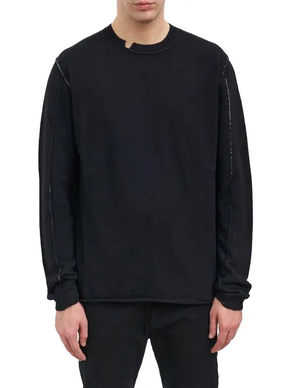 Isabel Benenato Pullover Sweater - Black