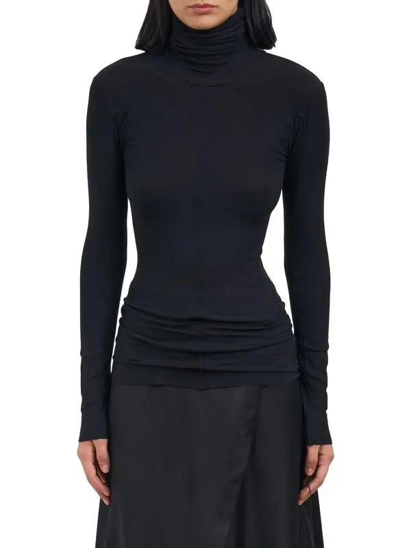 Andrea Ya'aqov Long Sleeve Top - Black