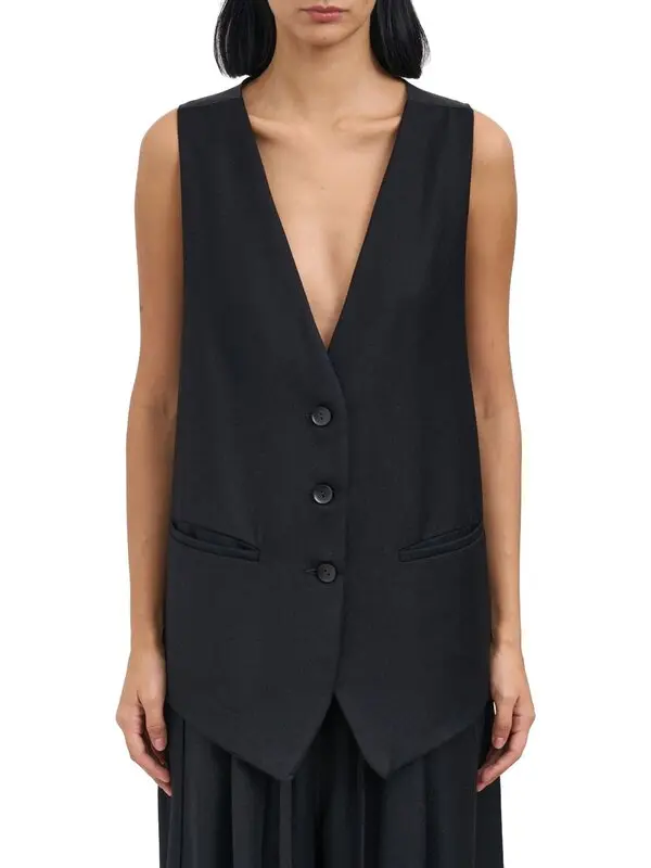 Andrea Ya'aqov Waistcoat - Black