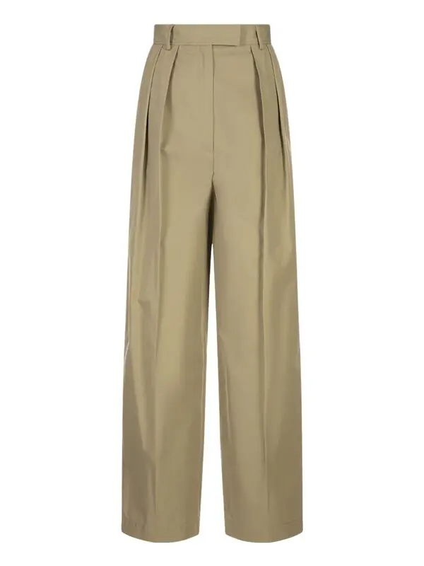 La DoubleJ Wide Leg Trousers - Green