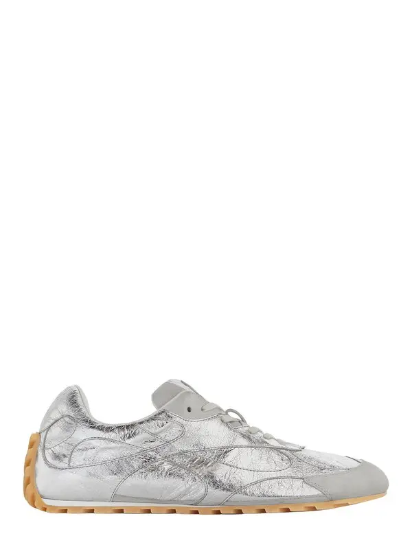 Bottega Veneta Orbit Flash Sneaker - Silver/optical