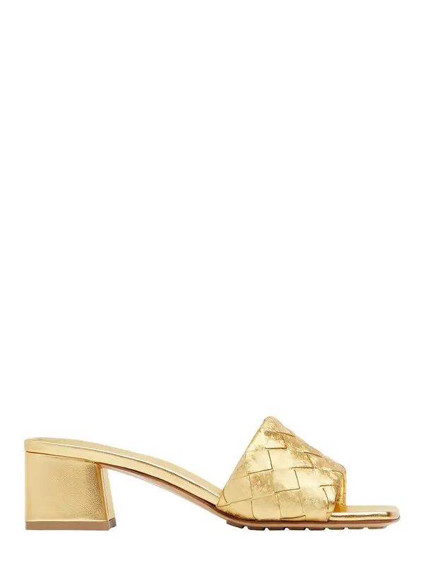 Bottega Veneta Parco Mule - Gold