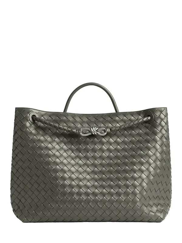 BOTTEGA  VENETA Large Intrecciato Leather Andiamo Bag - Pickle