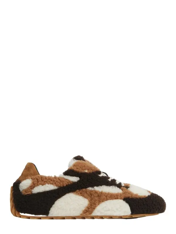 Bottega Veneta Orbit Flash Sneaker - Popcorn/caramel/fondant