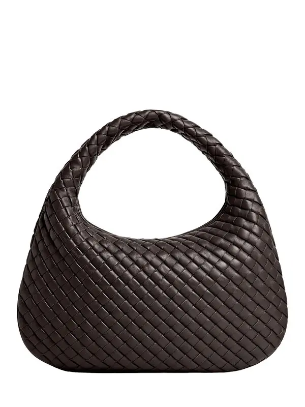 Bottega Veneta Small Padded Intrecciato Leather Shoulder Bag - Fondant