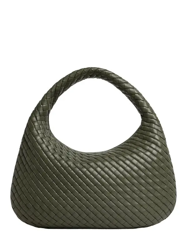 Bottega Veneta Padded Intrecciato Shoulder Bag - Pickle