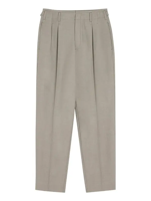 LEMAIRE Pleated Trousers - Tan