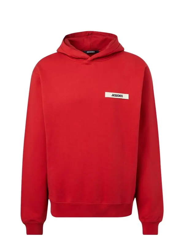 Jacquemus Le Hoodie Gros Grain - Red