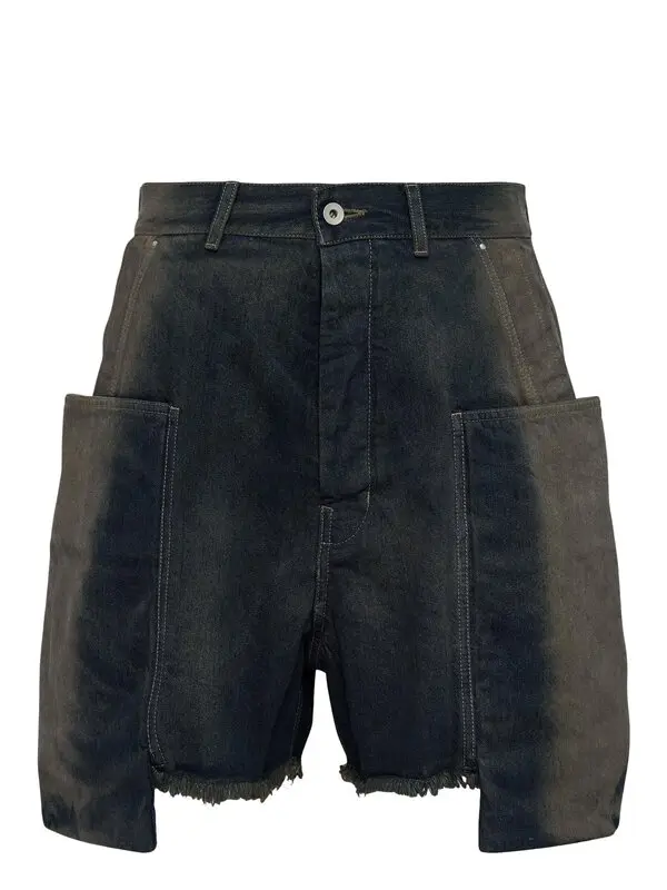 Rick Owens Stefan Cargo Shorts - Black