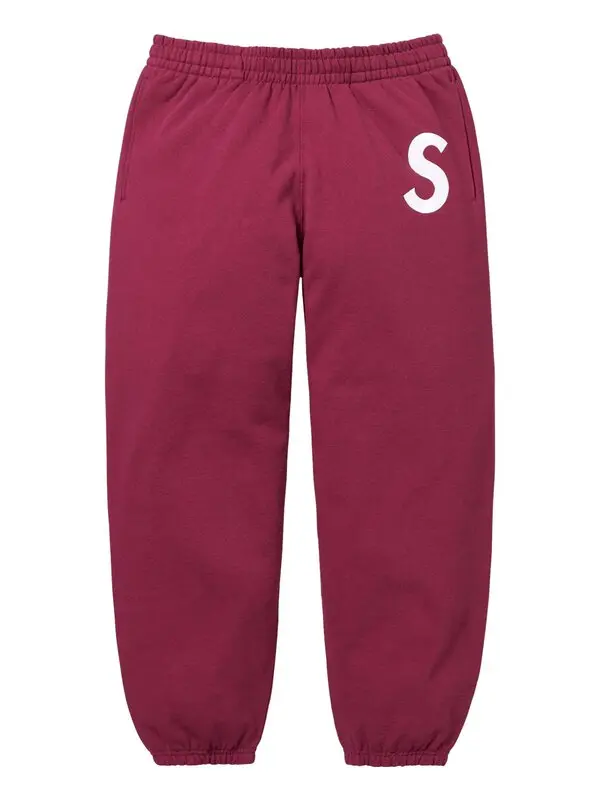 Supreme Logo Sweatpant - Red