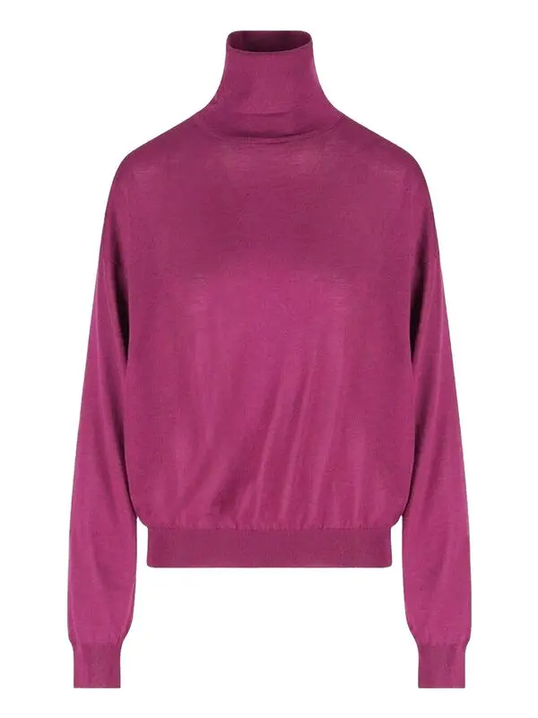 Saint Laurent Knit Top - Purple