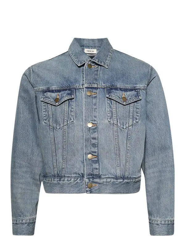 Fear Of God Trucker Jacket - Blue