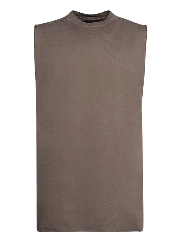 Rick Owens Jumbo Sleeveless Tee - Grey