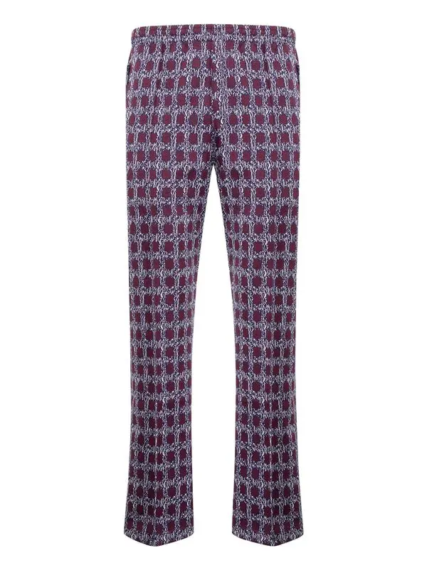 Needles Track Pant Poly Jacquard 'flower - Multicolor
