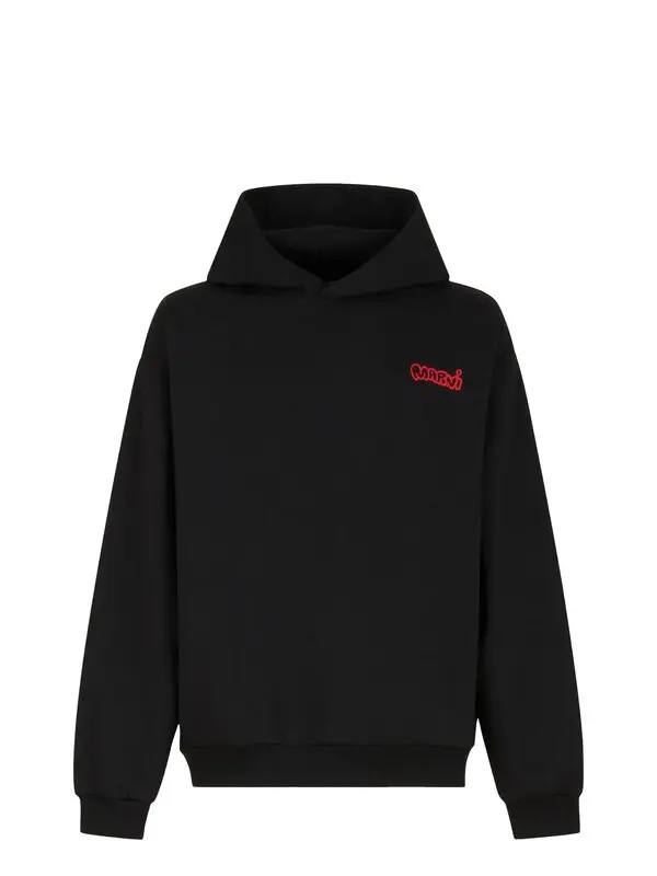 Marni Sweatshirt With Logo - Black