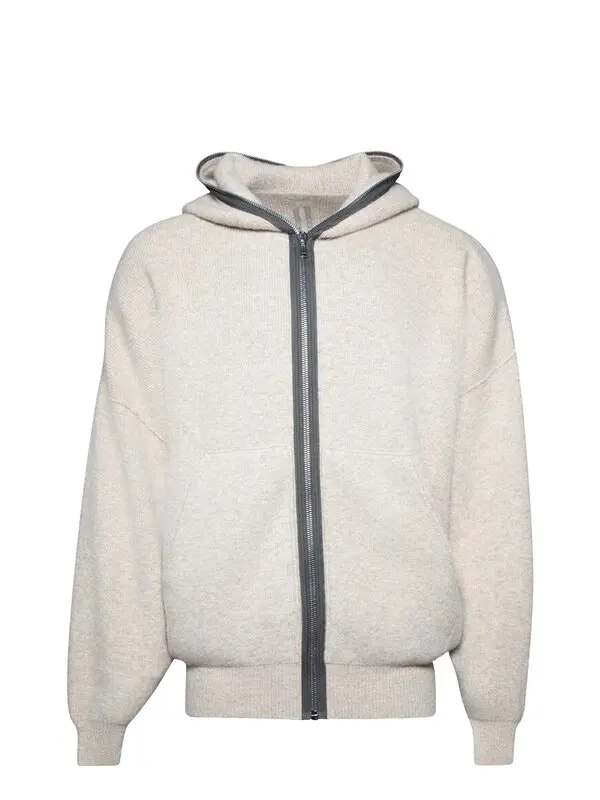 Rick Owens Gimp Full Zip Hoodie - Grey