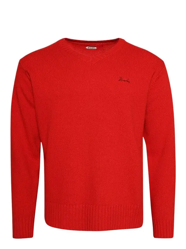 BODE Currant Sweater - Red