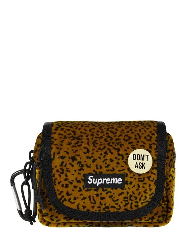 Supreme Velvet Mini Pouch - Tan