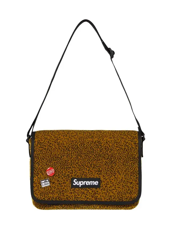Supreme Velvet Small Messenger Bag - Tan
