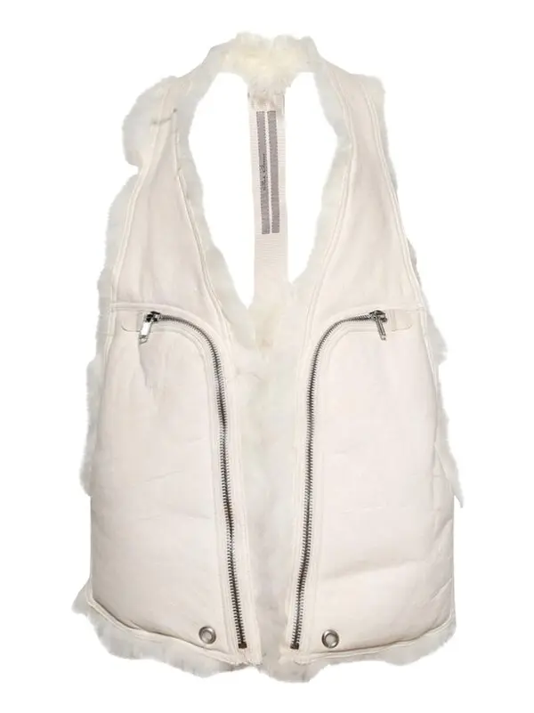 Rick Owens Bauhaus Montone Vest - White