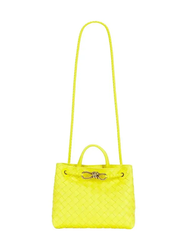 Bottega Veneta Small Andiamo - Yellow