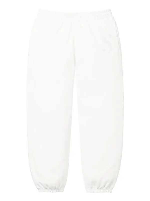 Supreme Logo Sweatpant - White