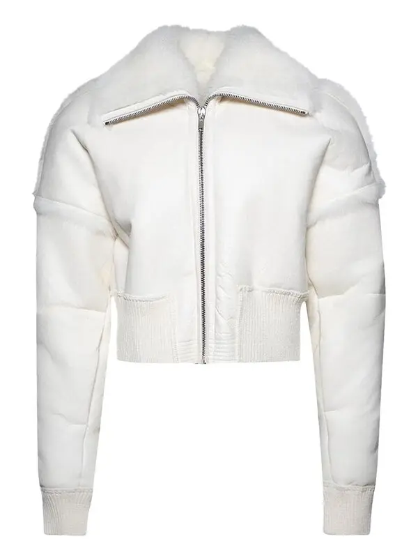 Rick Owens Flight Jacket - White