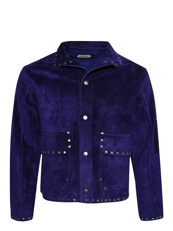 BODE Studded Welding Jacket - Blue