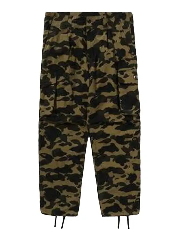 A BATHING APE 1st Camo Regular Fit 6 Pocket Pants - Green