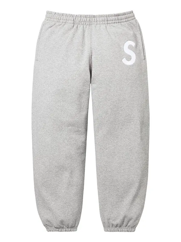 Supreme S Logo Sweatpant - Grey