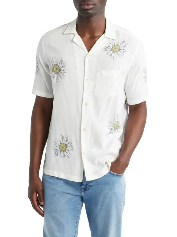 ALLSAINTS Petal Camp Shirt - Ecru White