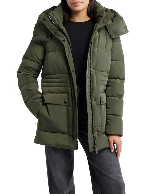 Sam Edelman Parka With Removable Hood - Loden
