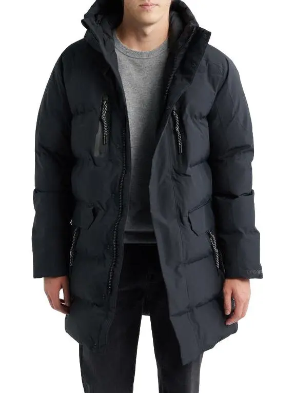 SAVE THE DUCK Everest Waterproof Pro-tech Quilted Puffer Parka - Black