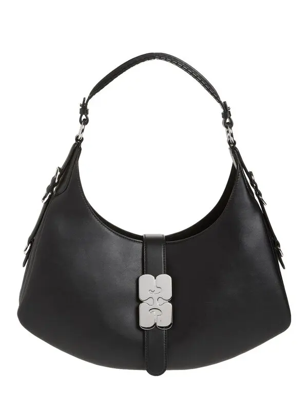 GANNI Small Kat Shoulder Bag - Black