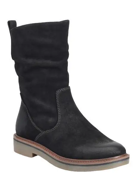 COMFORTIVA Renata Water Resistant Boots - Black Suede