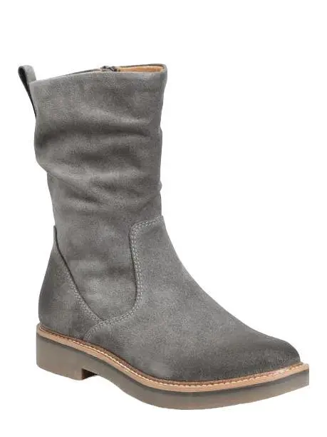 COMFORTIVA Renata Water Resistant Boots - Smoke Suede