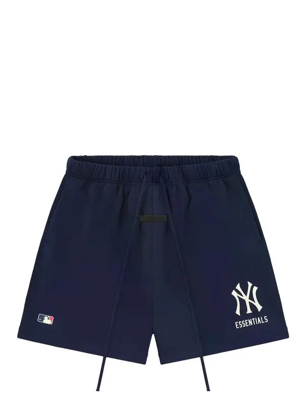 Fear Of God Mlb Yankees Elasticated Logo Shorts - Blue