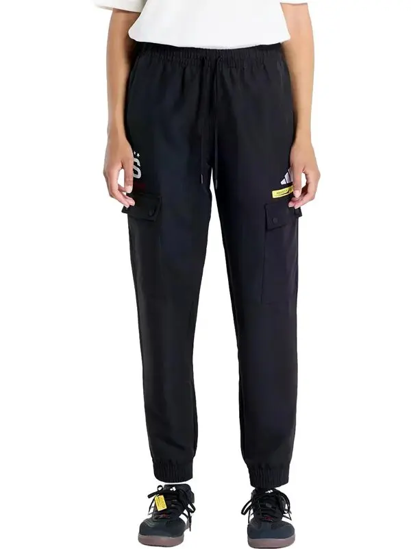 Adidas X Footshop X Sparta Logo-detailed Trousers - Black