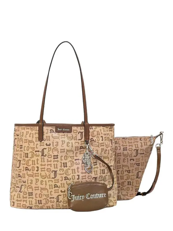 Juicy Couture Logo-patch Tote Bag - Neutrals