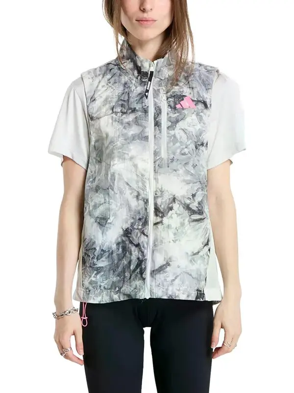 Adidas Spray-dye-effect Gilets - White