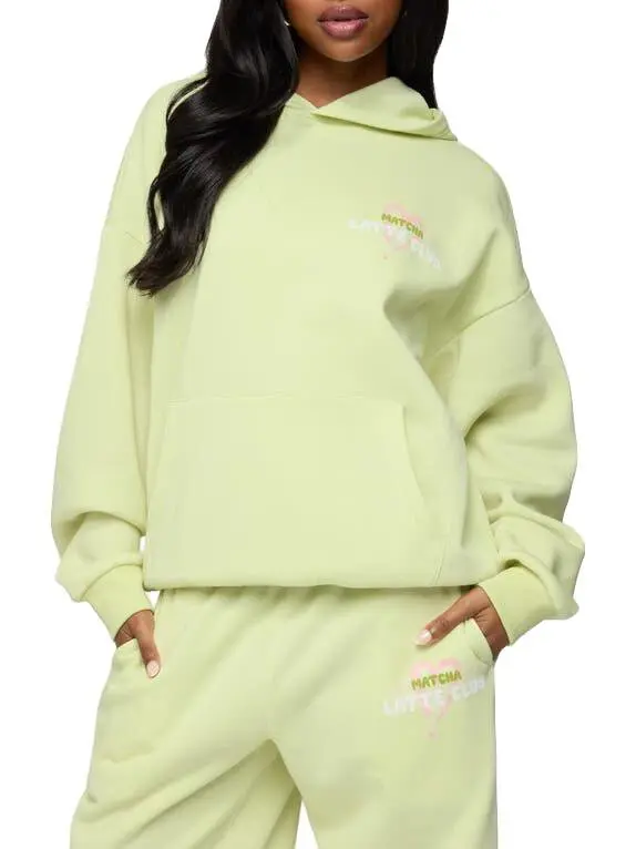 EDIKTED Oversized Hoodie - Green