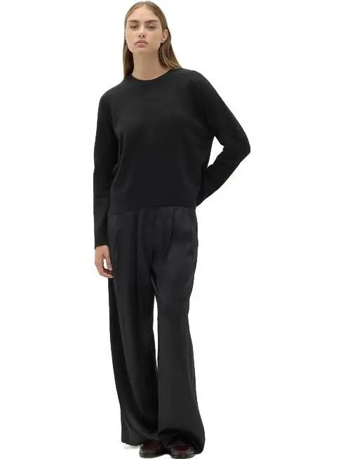 Naked Cashmere Tammy Cashmere Crewneck Sweater - Black
