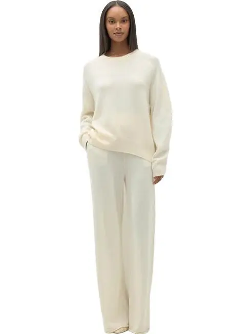 Naked Cashmere Tammy Cashmere Crewneck Sweater - Ecru