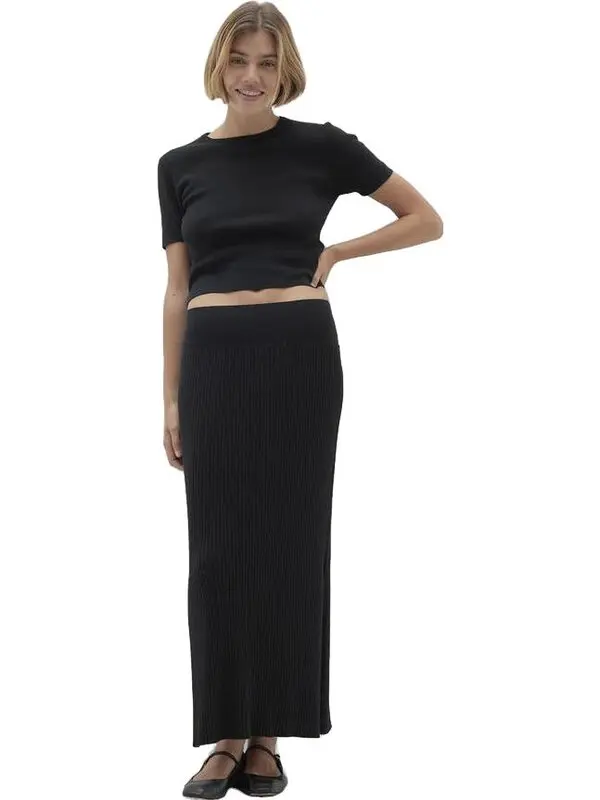 Naked Cashmere Aubrie Midi Skirt - Black