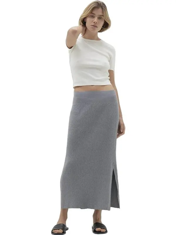 Naked Cashmere Aubrie Midi Skirt - Thunder